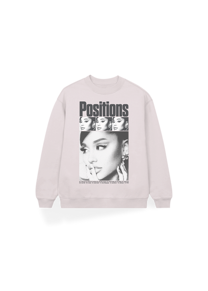 positions rewind pink crewneck – Ariana Grande Official Store